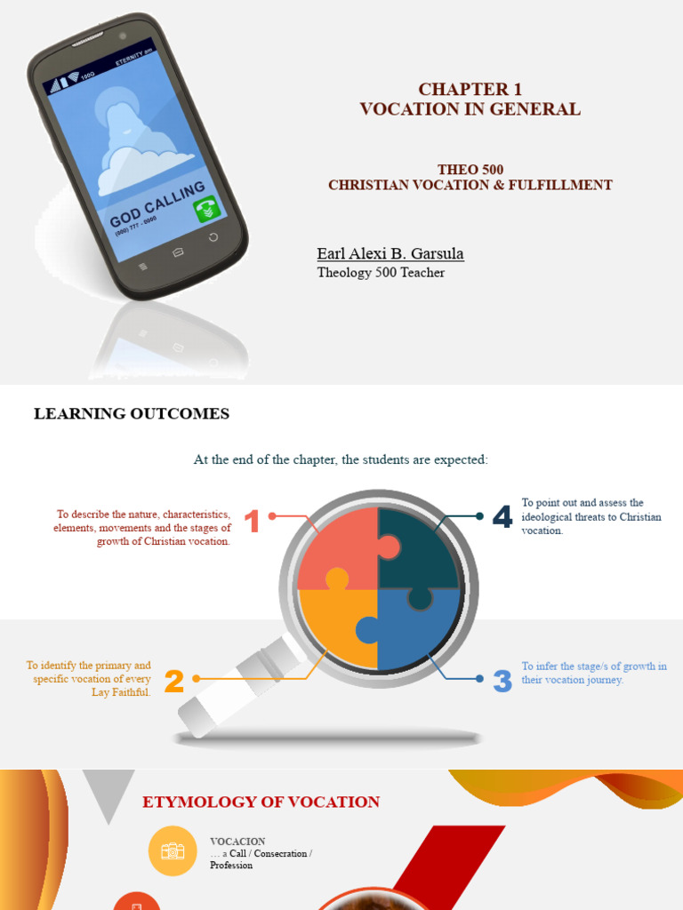 Understanding Christian Vocation | PDF | Gospel Of Matthew | Samuel