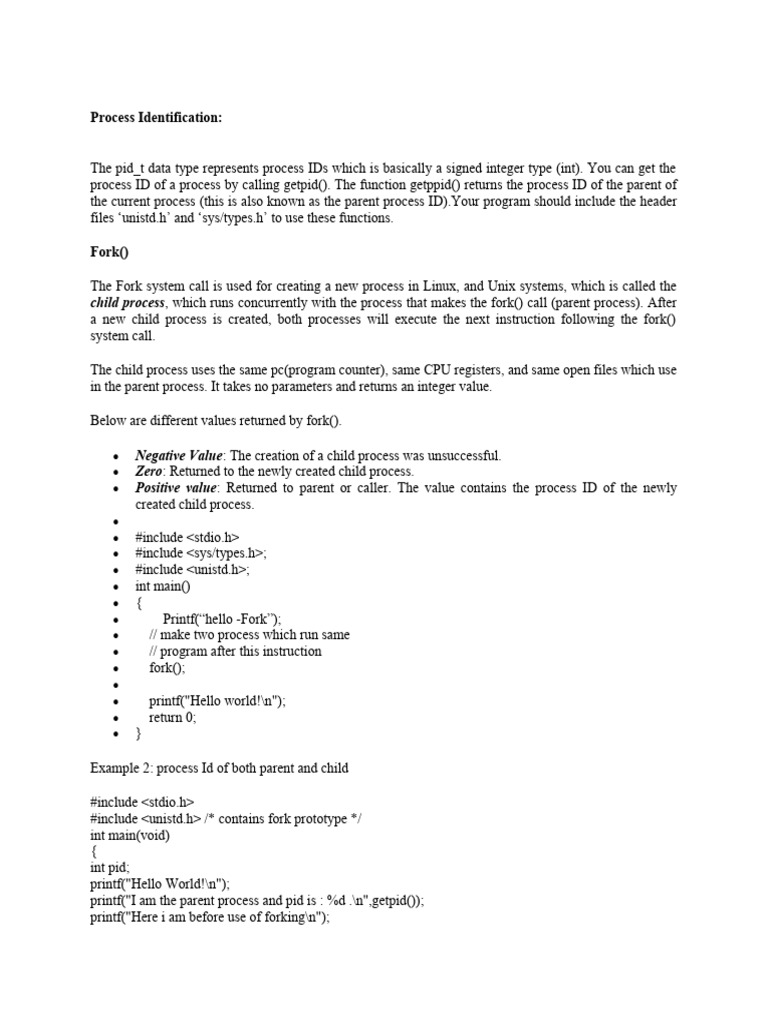 Understanding Process Management in Unix | PDF | Process (Computing ...