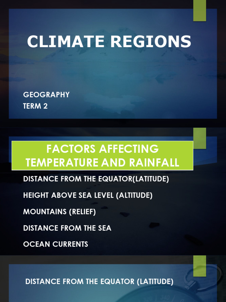 Grade 8 Geography T2 | PDF | Precipitation | Atmosphere Of Earth