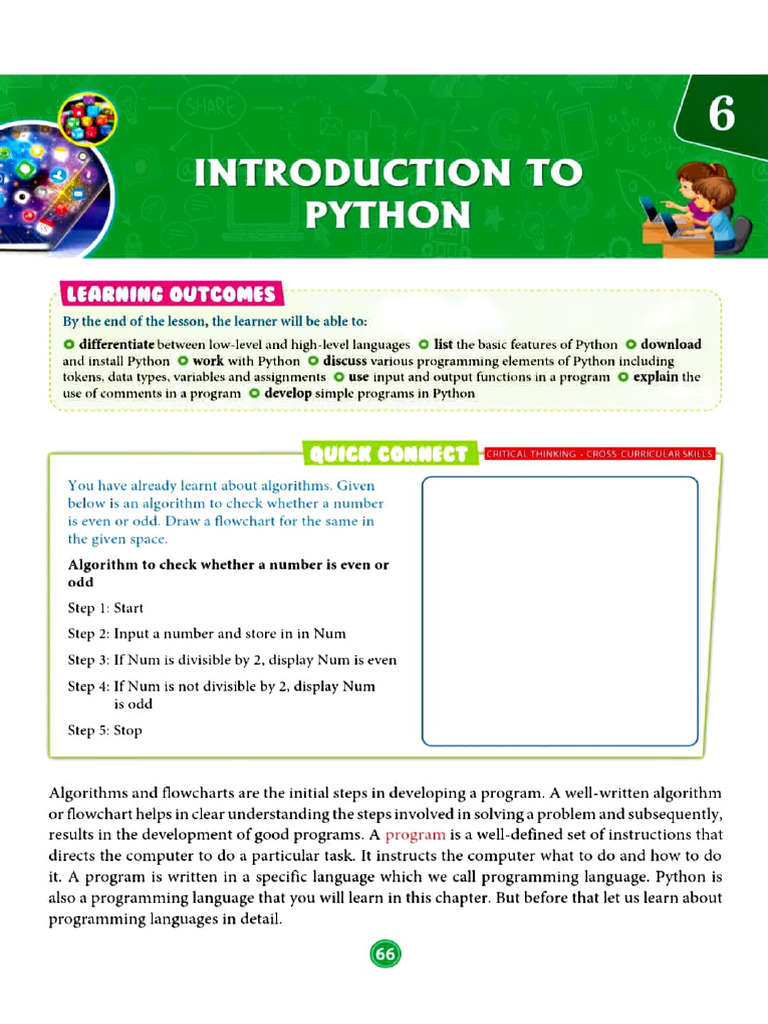 Class 6 Phython Chapter For Revision | PDF | Data Type | Boolean Data Type Class 6 Phython Chapter For Revision | PDF | Data Type | Boolean Data Type