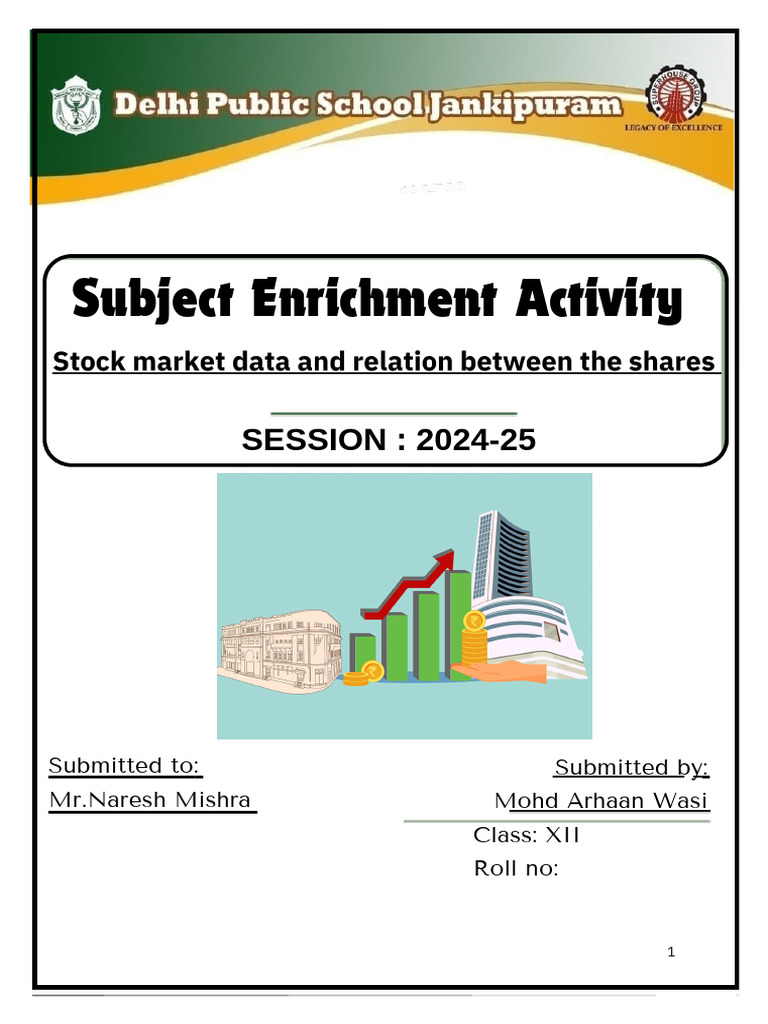 Arhaan Math - Merged | PDF | Stock Exchange | Private Sector