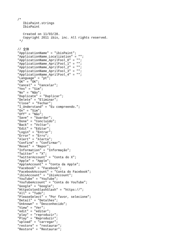 PT Localizable | PDF | iPhone | Aplicativo para celular