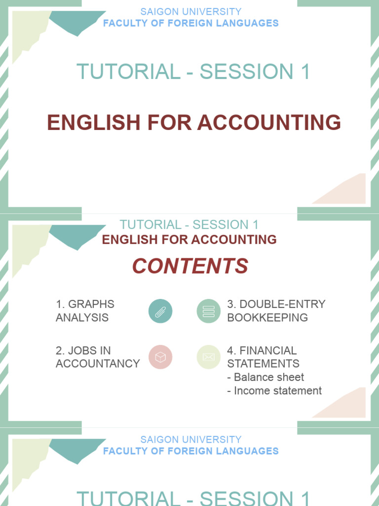 Dke - Tutorial Material - Session 1 | PDF | Bookkeeping | Debits And Credits