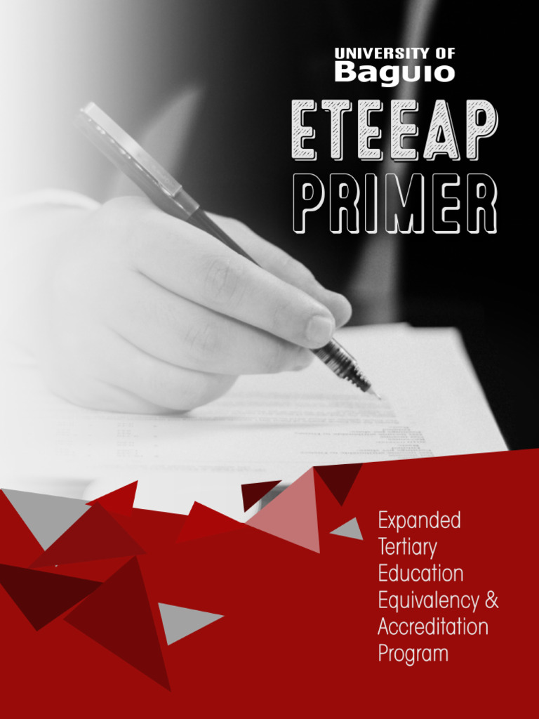 ETEAAP Primer | PDF | Educational Assessment | Learning