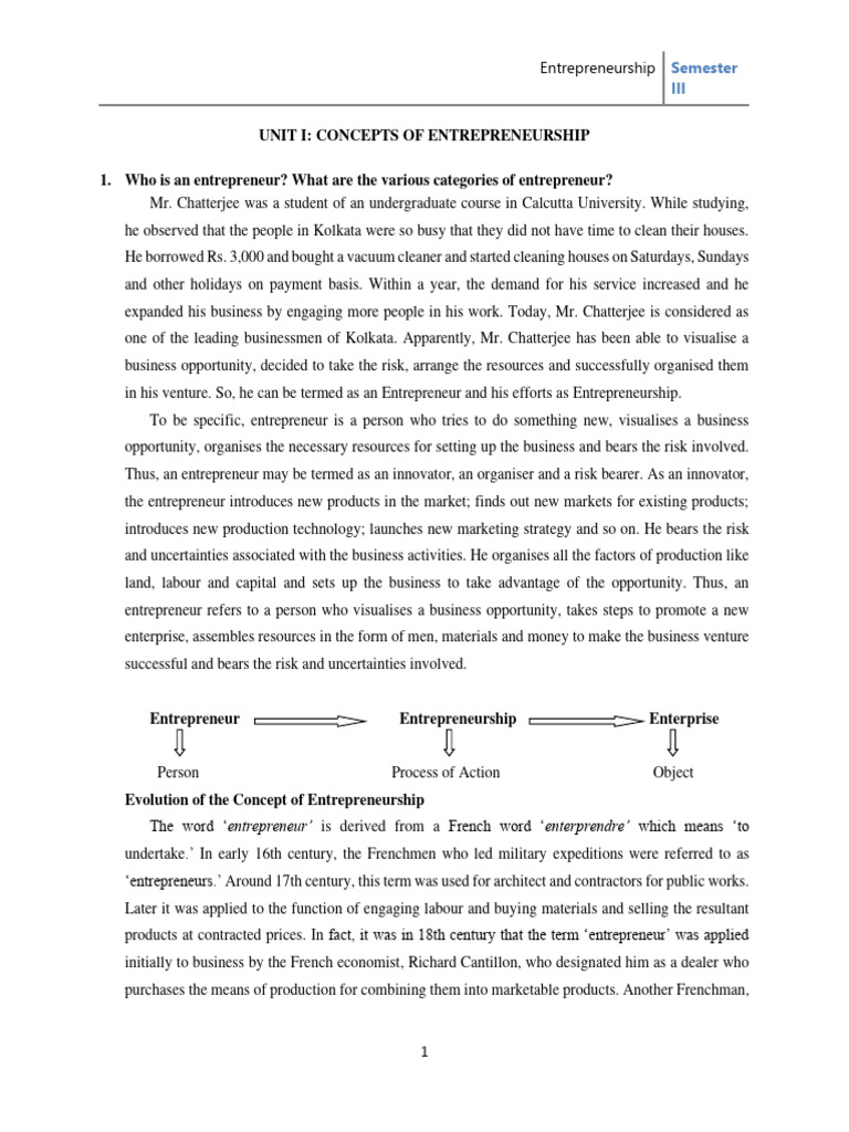 Entrepreneurship | PDF | Entrepreneurship | Economic Growth