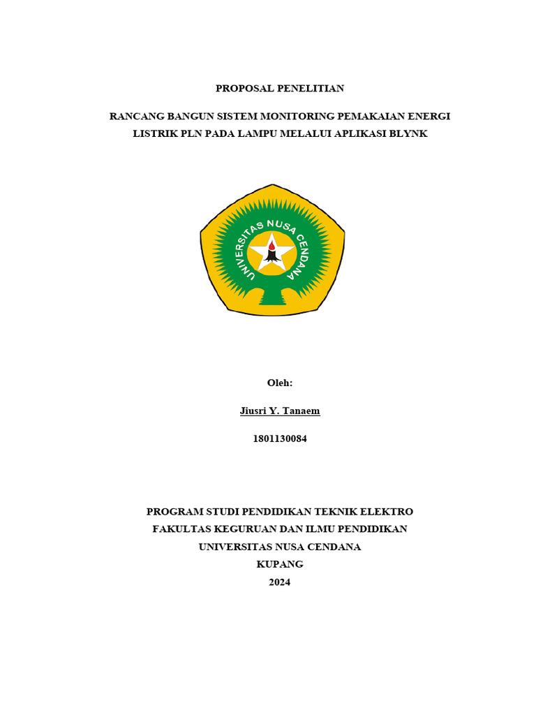 Proposal Penelitianbaru | PDF | Komputer