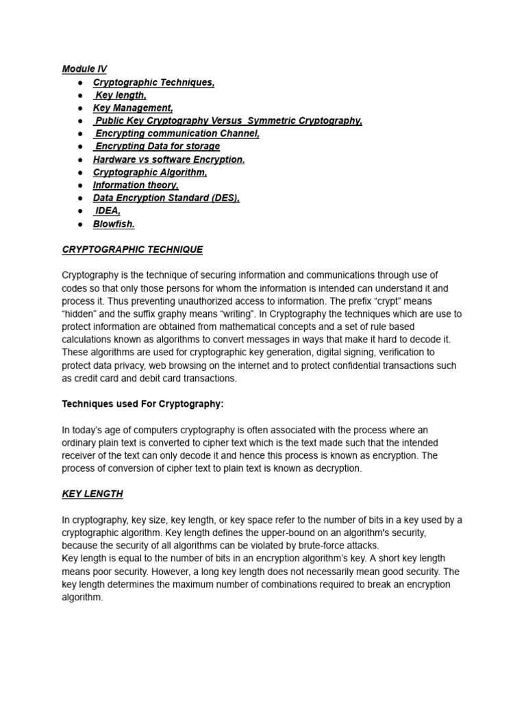 Crpto 4 | PDF | Public Key Cryptography | Cryptography