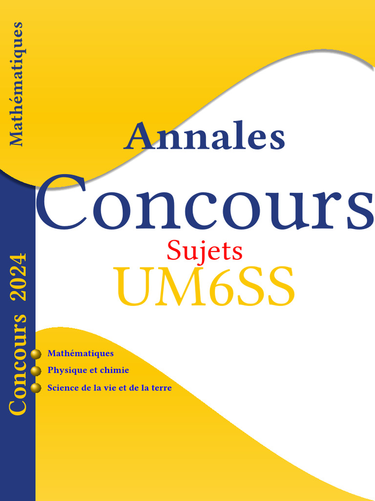 Collection Concours Um6ss | PDF
