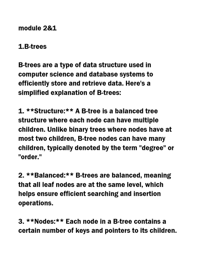 DBMS Module 1&2 | PDF | Database Index | Databases