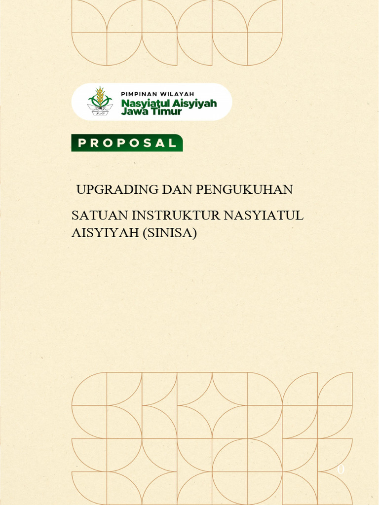 Proposal - Upgrading Dan SINISA | PDF | Pengembangan Diri | Agama & Spiritualitas