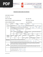 Contractor's Material and Test Certificate For Aboveground Piping | PDF