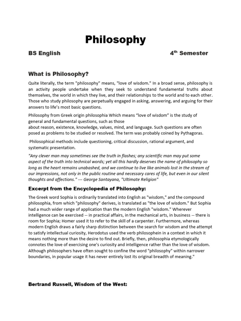 Philosophy Notes | PDF | Islamic Philosophy | Empiricism