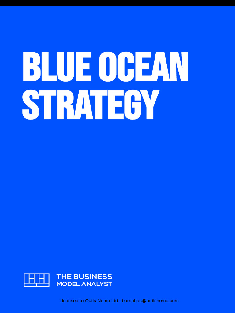 Blue Ocean Strategy Super Guide | PDF | Profit (Economics) | Competition