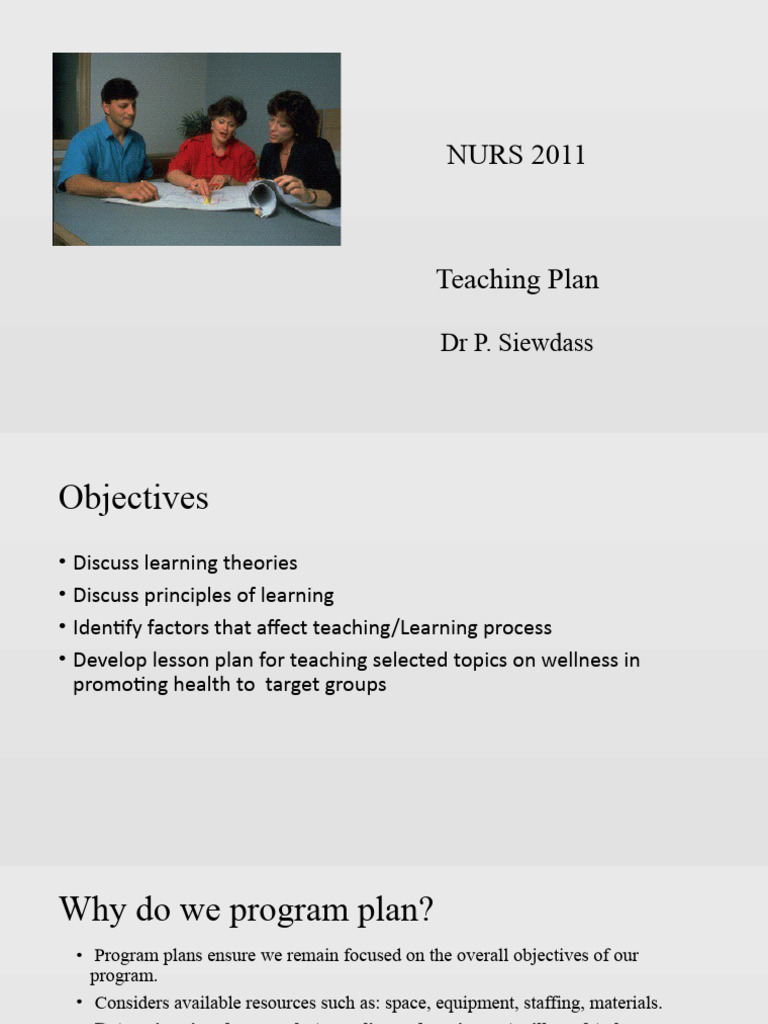 Developing A Lesson Plan | PDF | Learning | Learning Theory (Education)