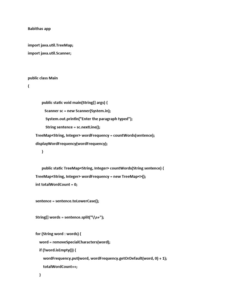 Java Applications for Word Count and Vehicle Pricing | PDF | Programming Paradigms | Object ...