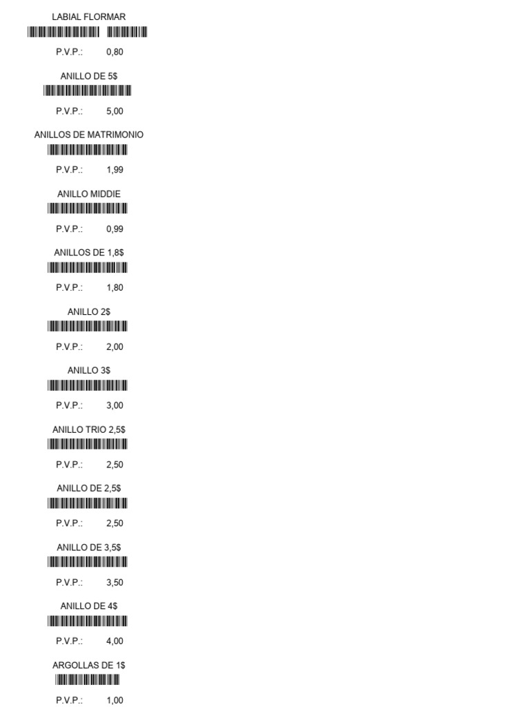 Codigos de Barra | PDF