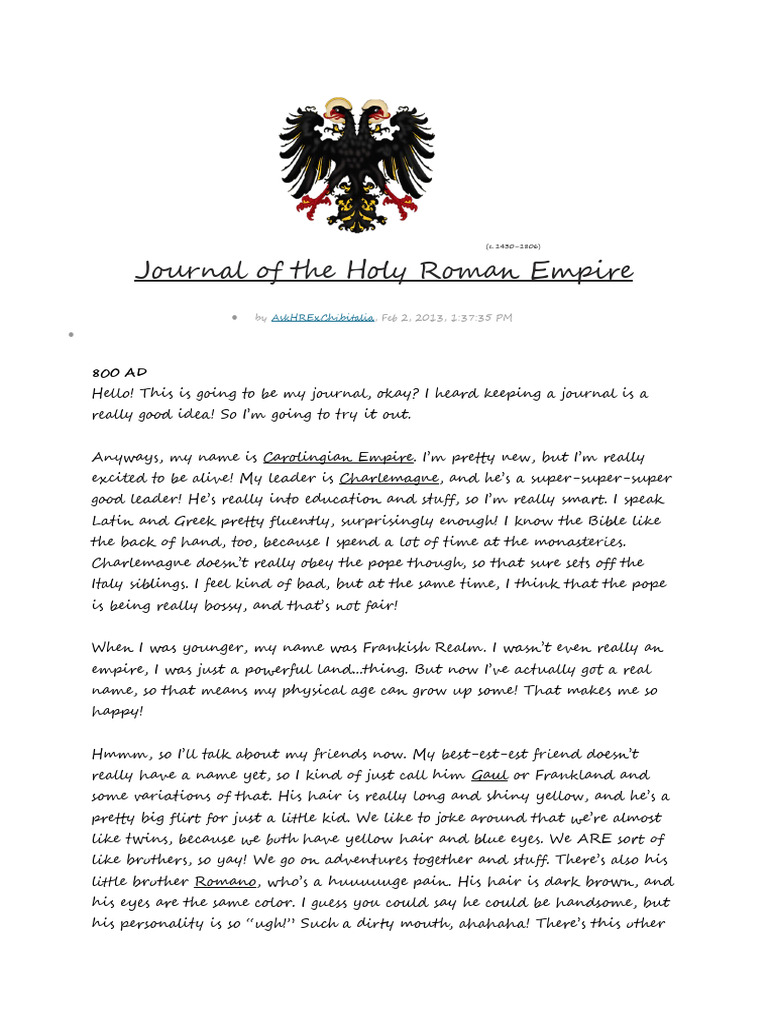 Journal of the Holy Roman Empire | PDF | Charlemagne