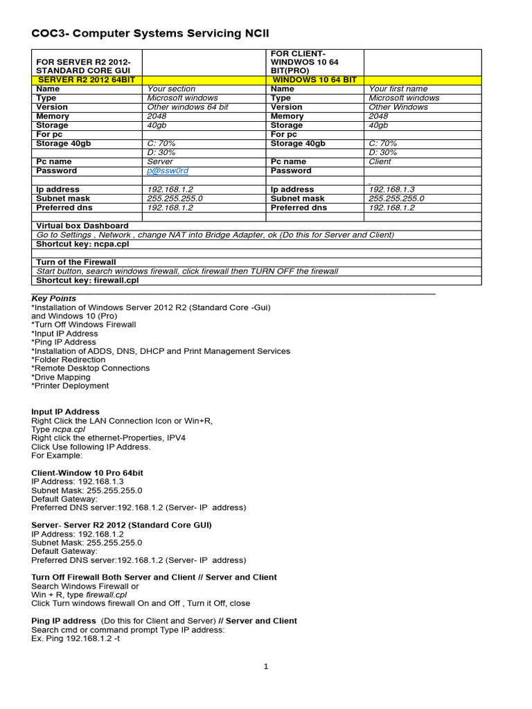 COC3 Configuration 2023 2024 Updated 1 | PDF | Group Policy | Remote ...