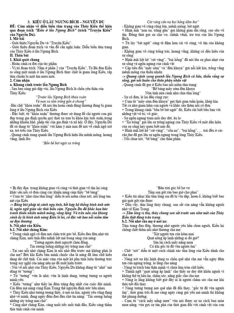 Ôn Thi 10 - Các Văn B N Hki | PDF