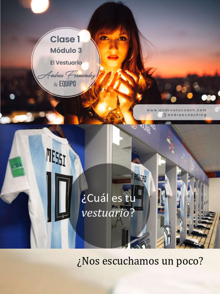 1 - Clase 1 M3 El Vestuario | PDF | Las emociones