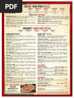 Donatos Carryout Menu | PDF | Pizza | Sausage