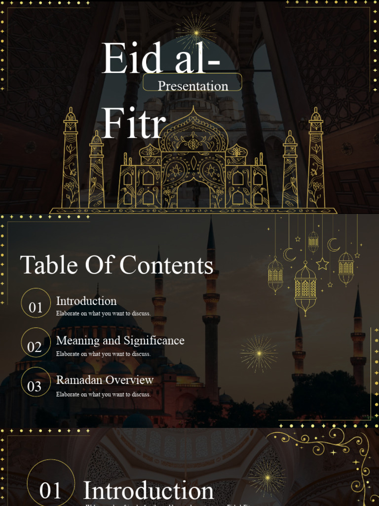 Eid al-Fitr Celebration Overview | PDF | Ramadan | Muhammad