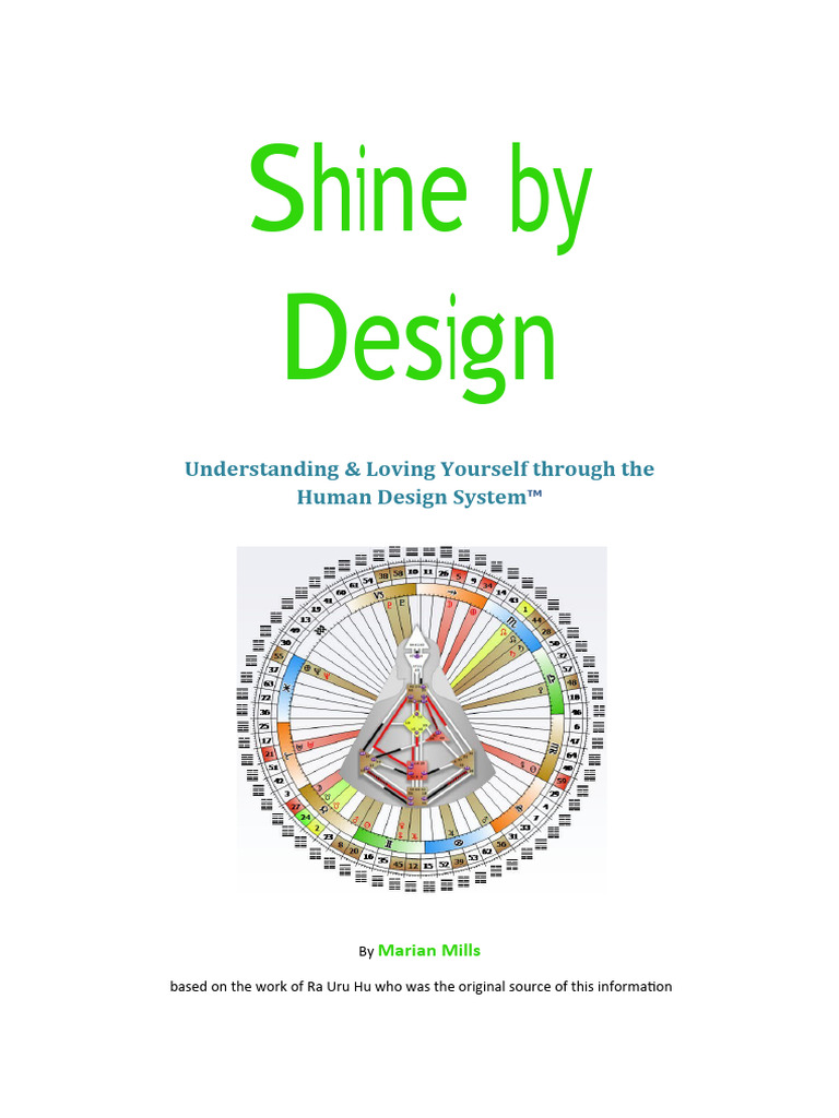 Shine by Design Understanding Yourself Through The Human Design | PDF ...