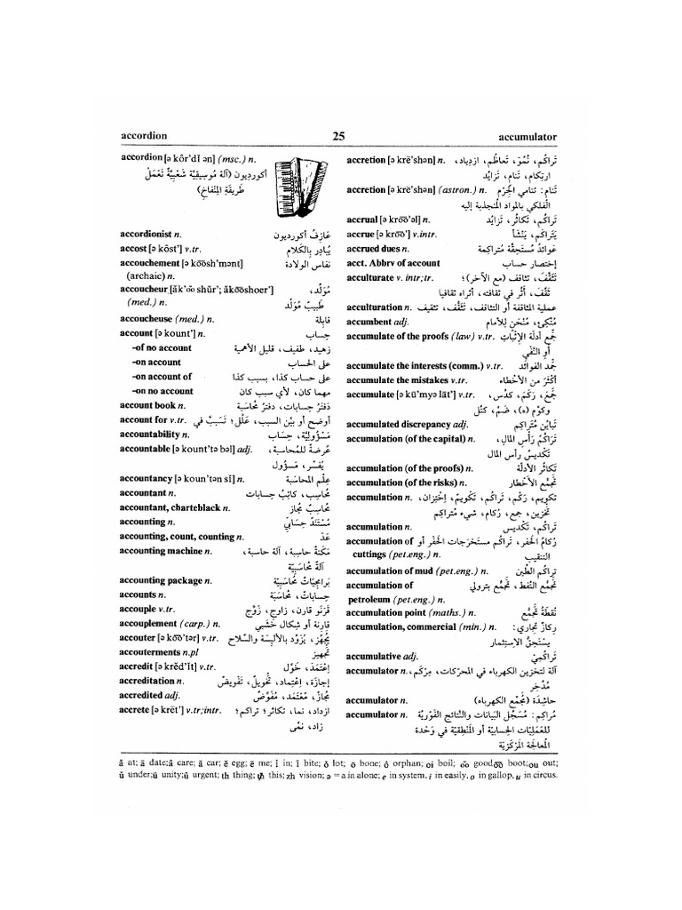 The Dictionary English-Arabic 5 | PDF