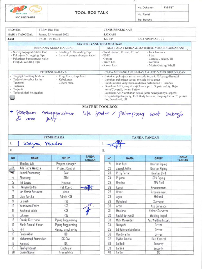 TBT - 25 Februari 2022 | PDF
