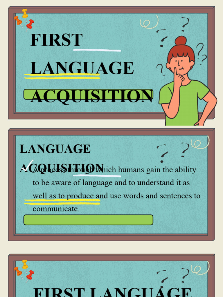 First Language Acquisition | PDF | Language Acquisition | Learning