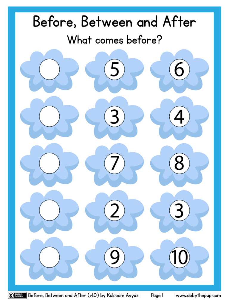 Before, Between and After | PDF