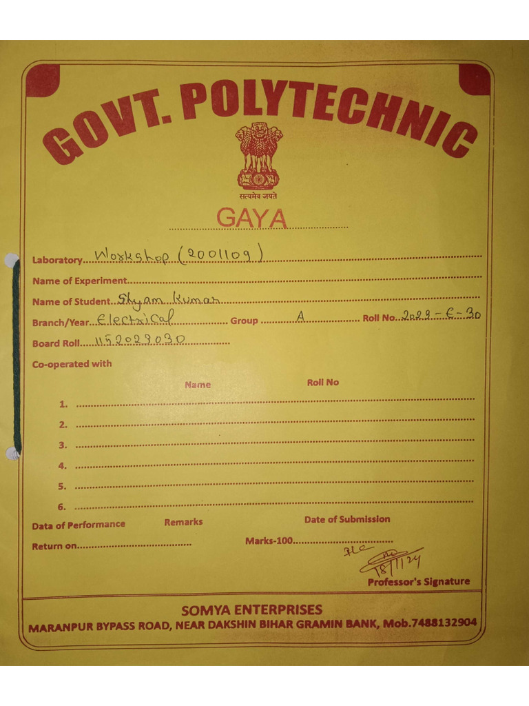 Workshop Practical | PDF