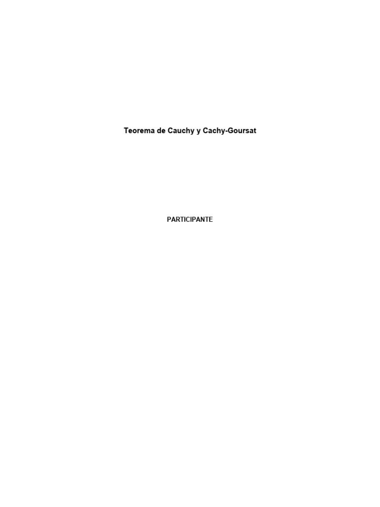 Teorema de Cauchy y Cauchy-Goursat | PDF | Triángulo | Conceptos ...
