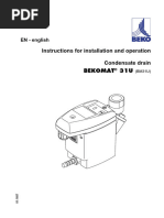 BEKO - Auto Drain Brochure | PDF | Valve | Condensation