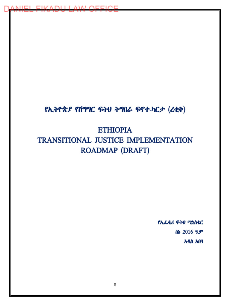 Transitional Justice Draft - Stamped | PDF
