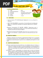 Plan Lector 2do Grado 2024 | PDF | Salón de clases | Educación primaria