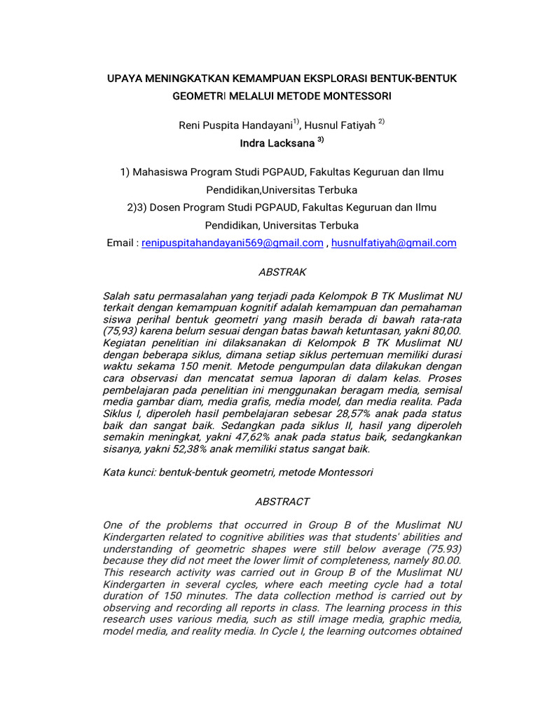 Tugas 3 - Reni Puspita Handayani - Karya Ilmiah - 858182831 - Revisi | PDF