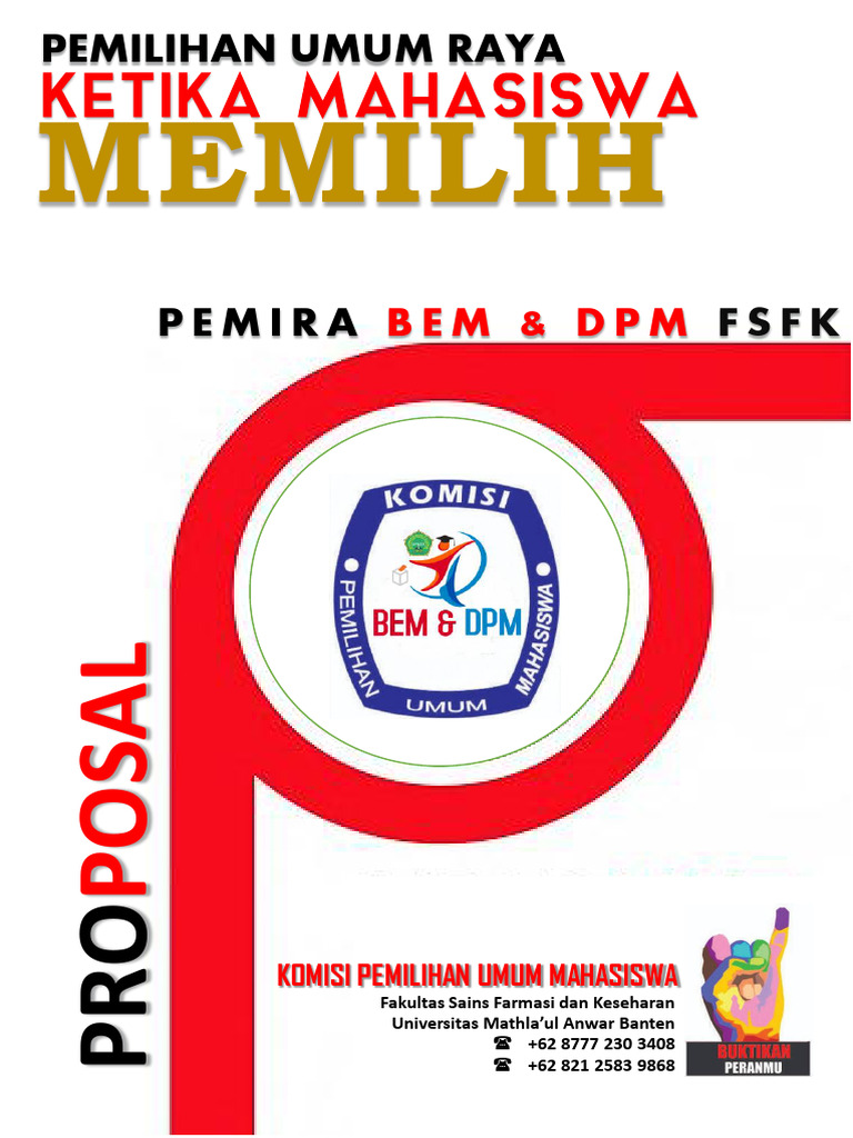 Proposal Pemira Bem Dan DPM | PDF
