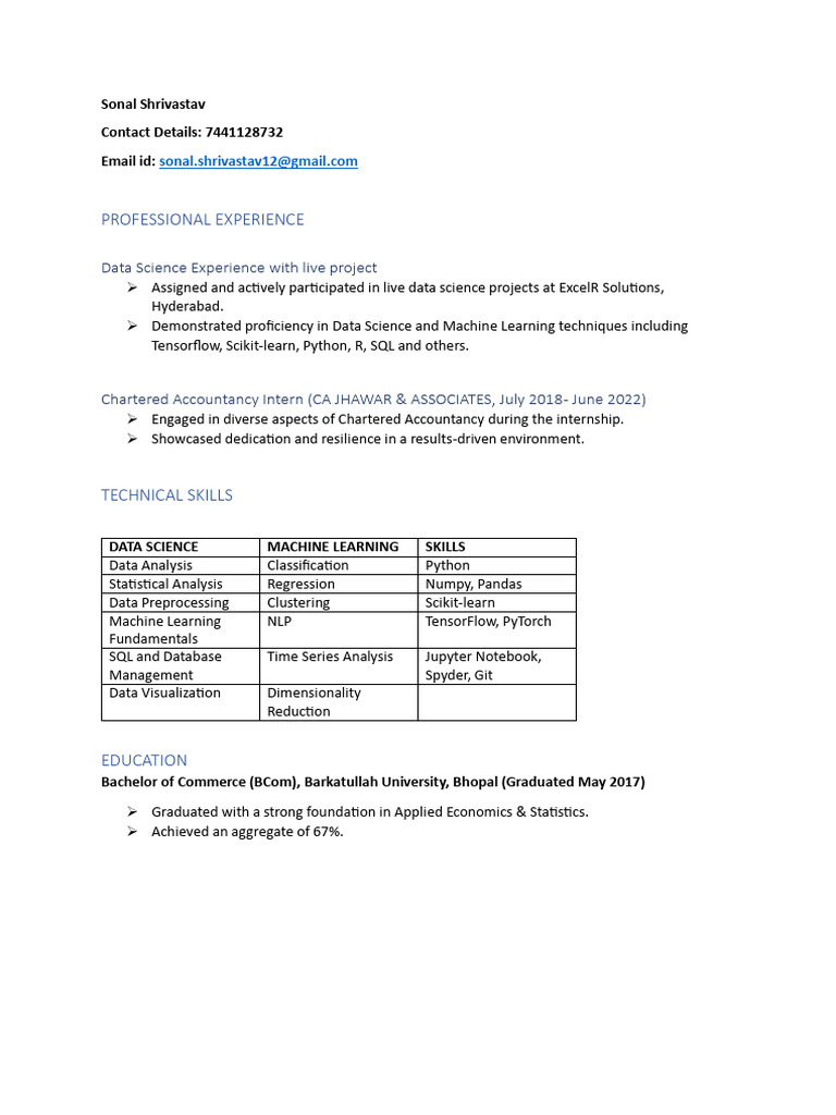 CV_final | PDF | Machine Learning | Data Science