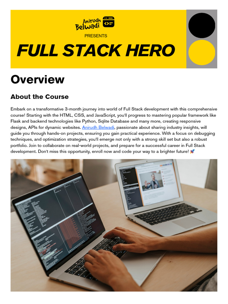Full Stack Hero Course | Download Free PDF | Computing