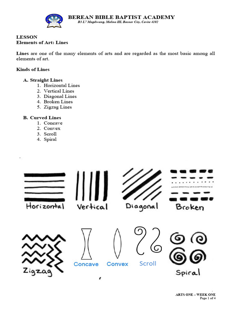 Week 1 ARTS Grade 1 | PDF