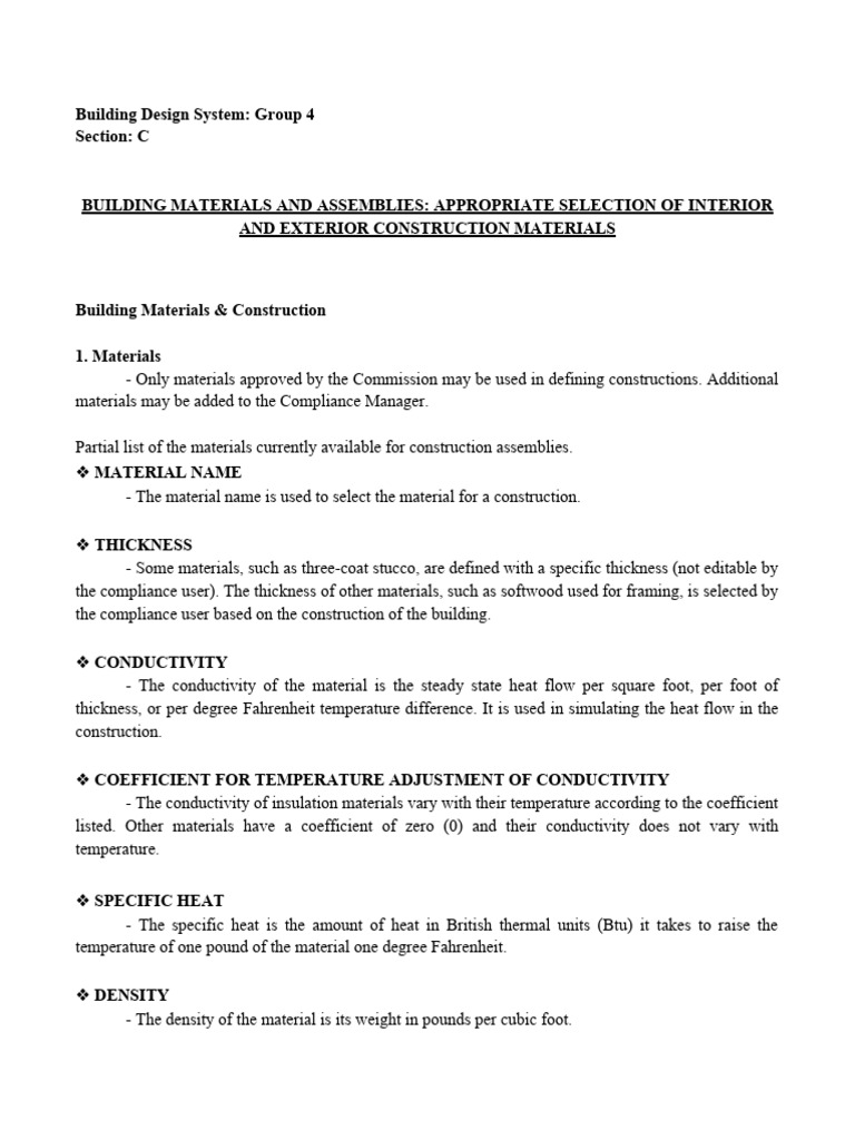 Building Design System GROUP 4 HANDOUTS | PDF | Lighting | Flooring