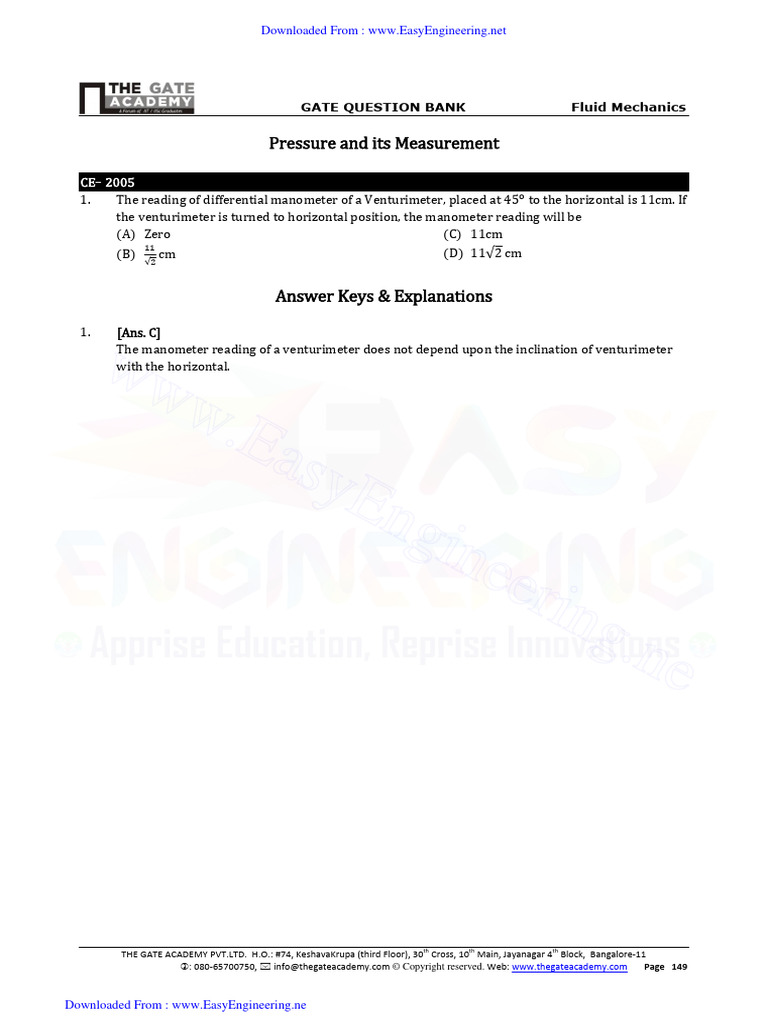 The Gate Question Bank in Civil Engineering - by WWW - EasyEngineering.net - Extracted | PDF ...