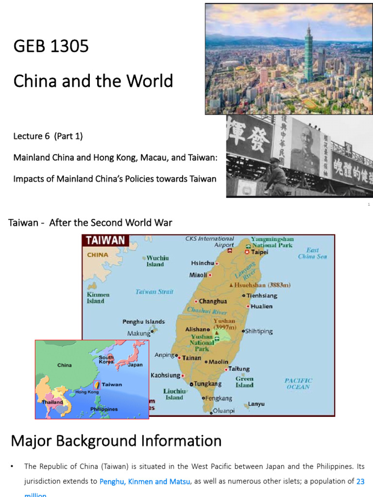Taiwan's Historical Context Post-WWII | PDF | Taiwan | Mainland China
