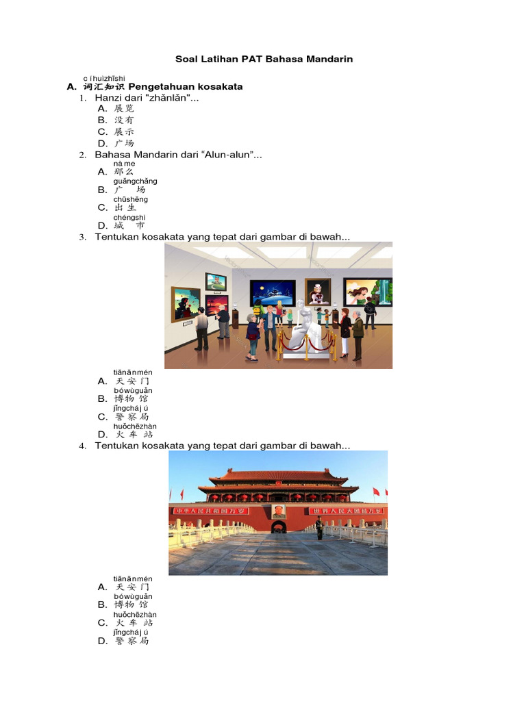 Soal Latihan Pat Kelas 9 - SMP BHK (Bab 4-6) | PDF