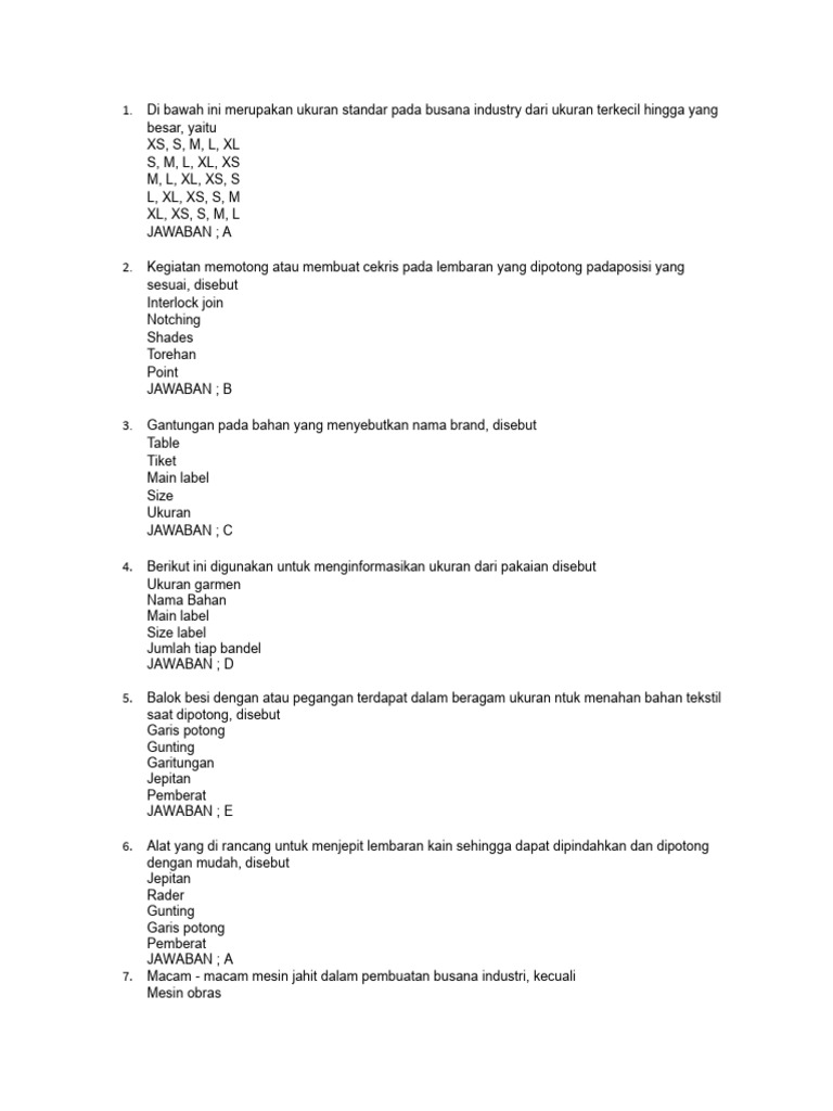 Soal Xi TBS 2024 Genap. | PDF | Gaya Hidup