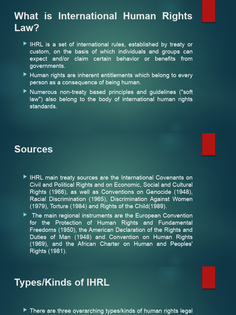 IHRL-and-its-Kinds-22062024-011223pm | PDF | Human Rights ...