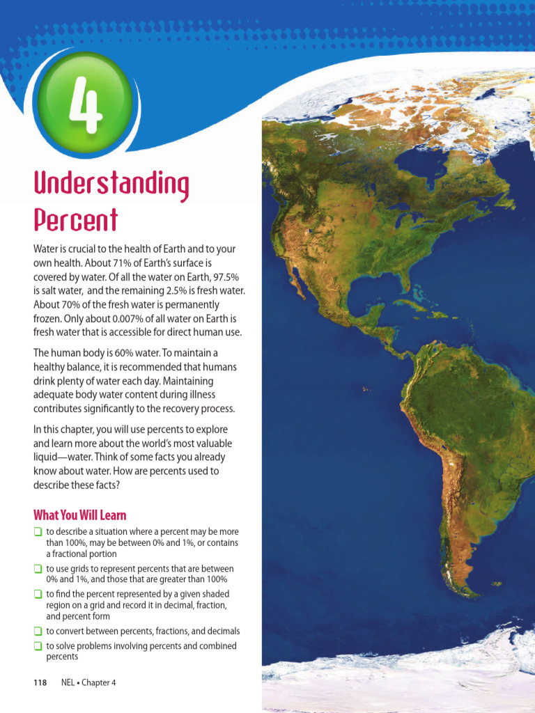Ml8 - Chapter - 4 Unit 4 Understanding Percent | PDF | Speed