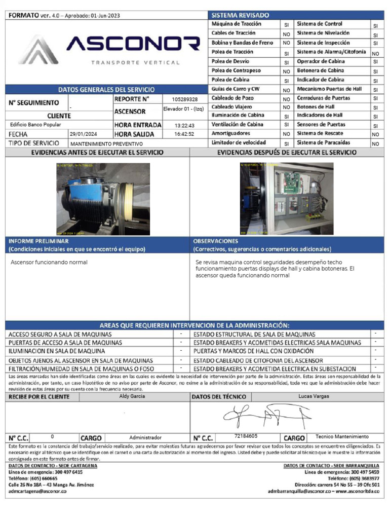 Documento - Adjunto - 2024-06-11T120401.482 | PDF | Ascensor | Edificios y estructuras