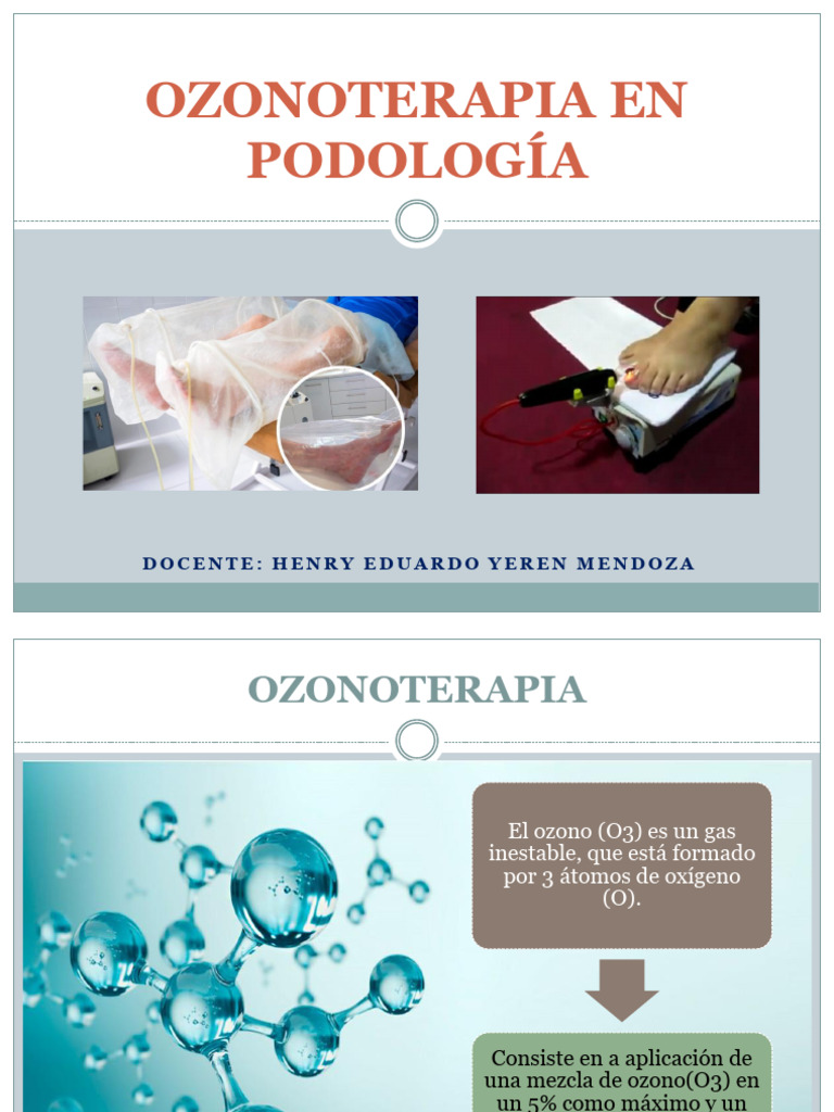OZONOTERAPIA | PDF | Ozono | Especialidades Medicas